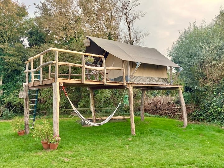 Knusse Lodgetent Voor 2 Personen - Texel