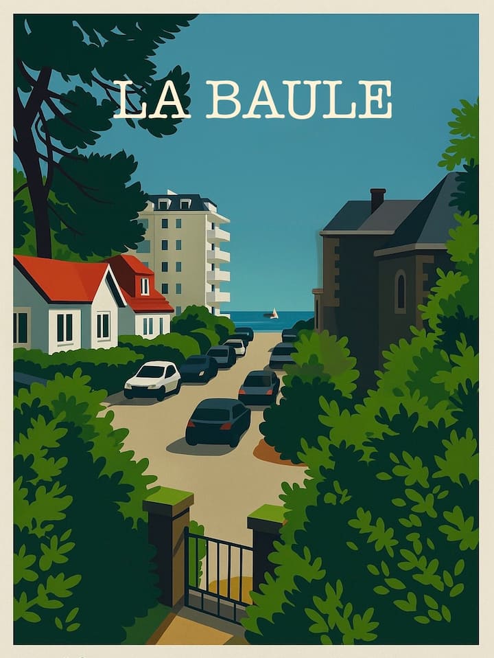 Appartement Dans Maison Bauloise, 50 M De La Plage - Plage de La Baule