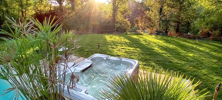 Maison Sous Les Arbres, Jaccuzi Et Grande Terrasse - Seignosse
