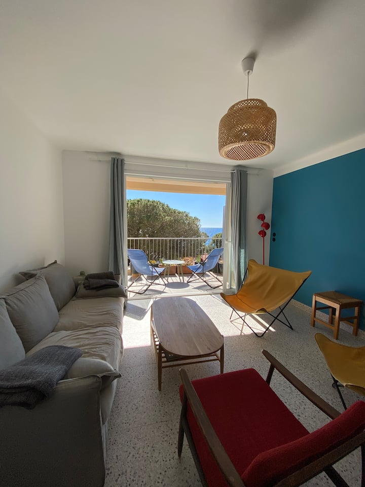 Bel Appartement Avec Terrasse, Accès Direct Plage - Bastia