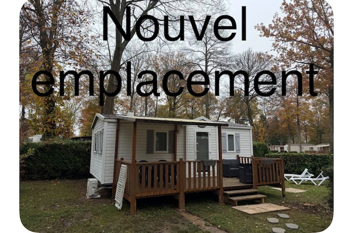 Mobil-home 4pers  Climatisé Cmp 3* Paris à 45 Km - Saint-Chéron