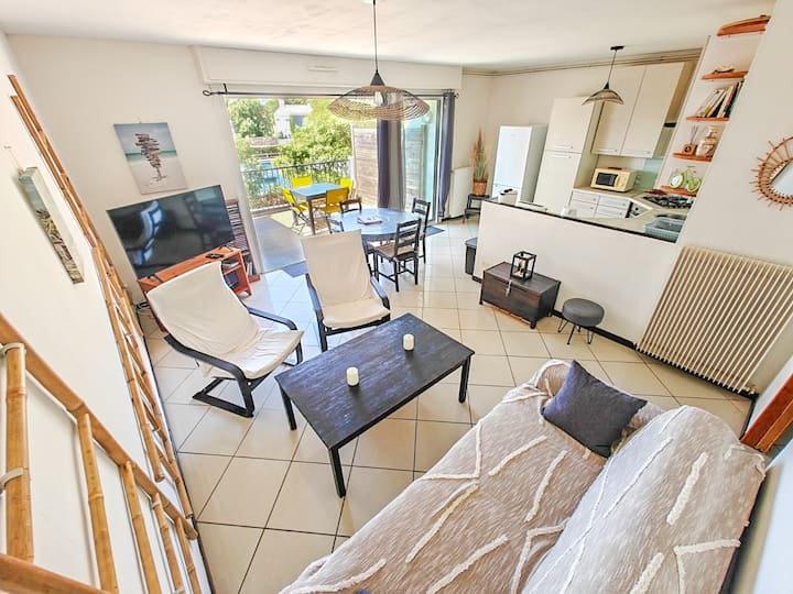 Cosy 60m2 Avec Terrasse Et Plage à 5mns à Pied - Le Château-d'Olonne