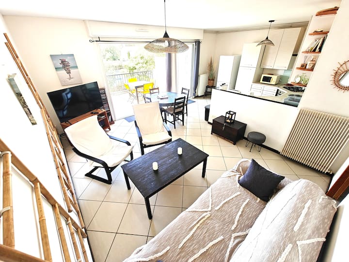 Strand Op 350 M - Appt 4/6 Pers Grote Woonkamer - Zonnig Terras - Château-d'Olonne