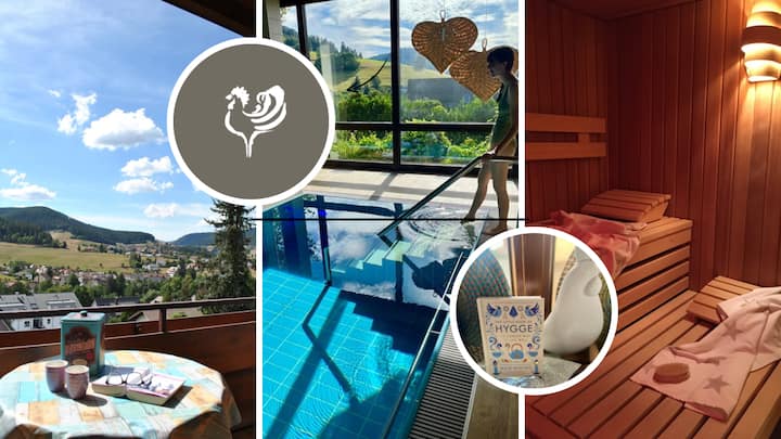 Goldener Hahn Panorama Apt21 •Pool•sauna•frühstück - Baiersbronn