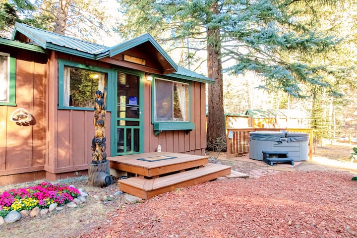 Quaint Riverfront Cabin W/ Hot Tub - Dreamcatcher - Estes Park, CO