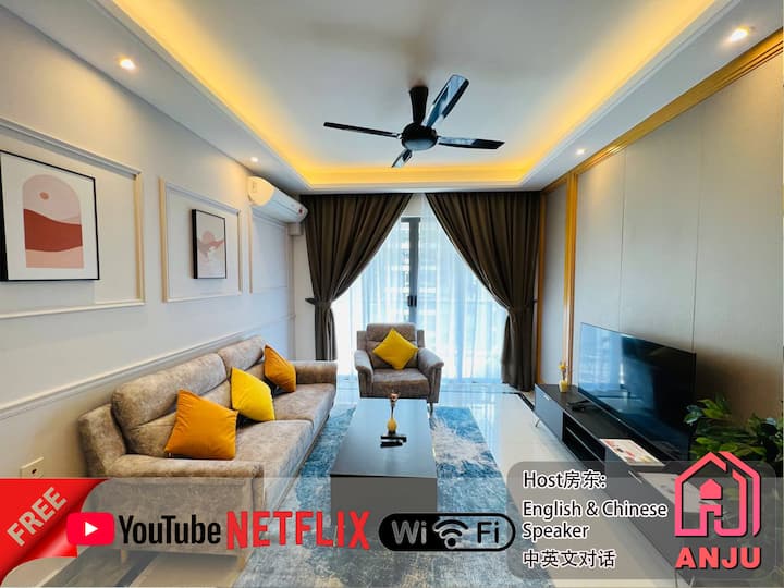 Garden View 2br Unit At R&f Princess By Anju - Johor Bahru