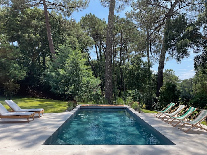 Villa Avec Piscine En Bordure Du Golf D'hossegor - Capbreton