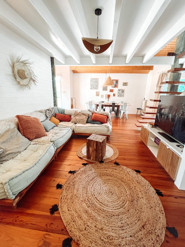 Grande Maison Bois - Terrasse Xxl Sous Les Pins - Labenne