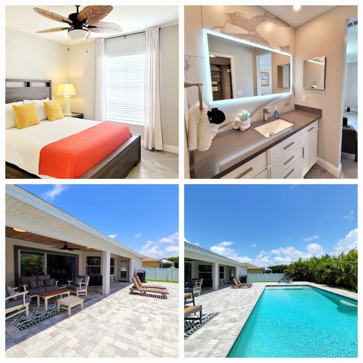 Dog Friendly 3br/2ba/heated Pool/fully Fenced In - Cape Coral, FL