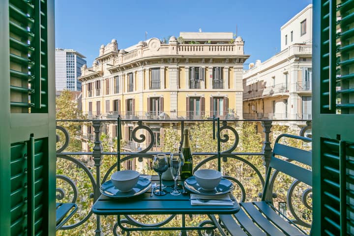 Central And Cozy Apartment In The Eixample - Estación de Paseo de Gracia - Barcelona