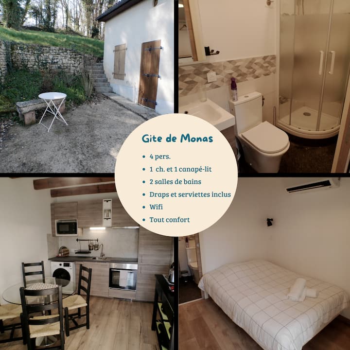 Gite De Monas - T2 Tout Confort 40 M² - Lussac-les-Châteaux
