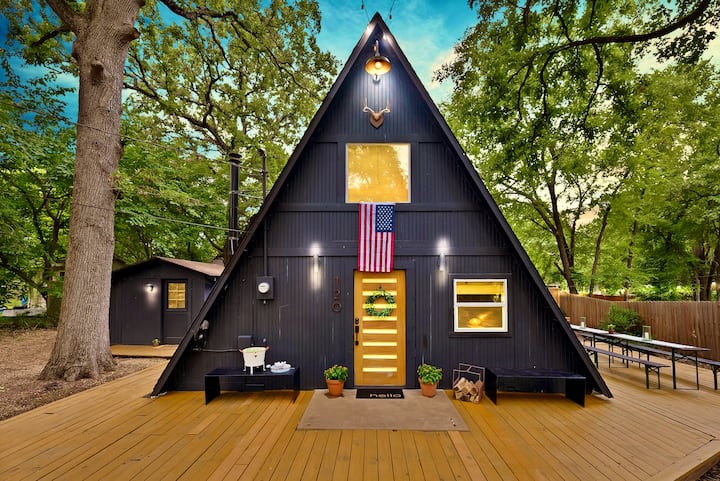 Cozy A-frame Cabin Near Cedar Creek Lake W/ Casita - Tool, TX