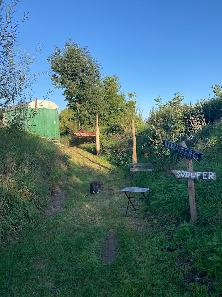 Minimalistischer Bauwagen  Mit Holzofen ÖFfinah - Brandenburg