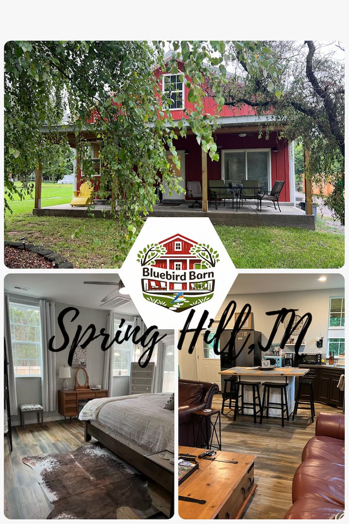 Bluebird Barn -Entire Private Guesthouse Near Gm - Columbia, TN