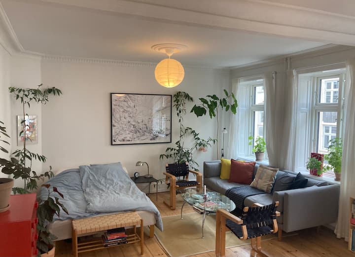 Central 80m2 Apartment W. Balcony - Copenaghen