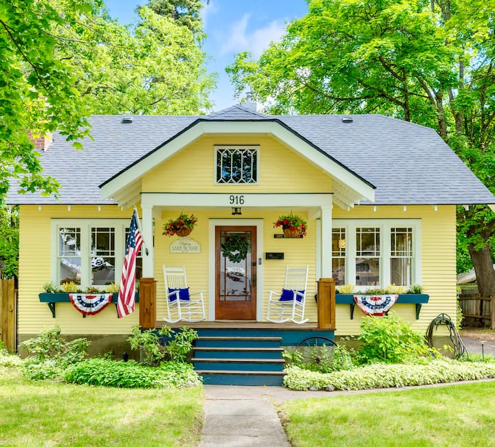 Historic Home-hot Tub-themed Room-playhouse-arcade - Coeur d'Alene, ID
