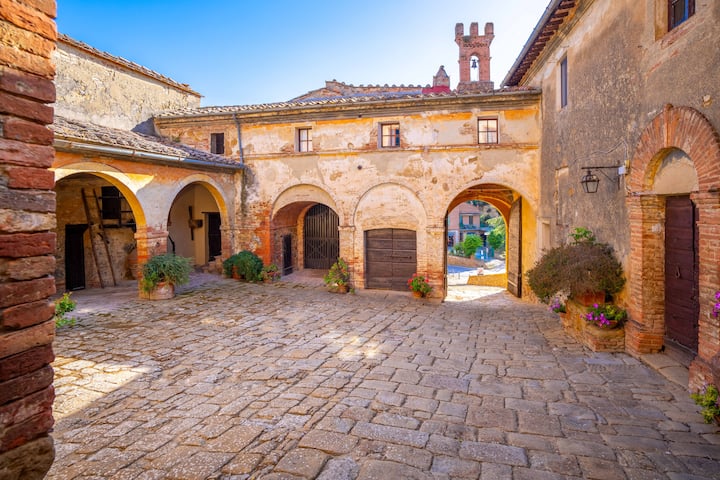 Appartamento In Dimora Storica Con Piscina E Vista - Pienza