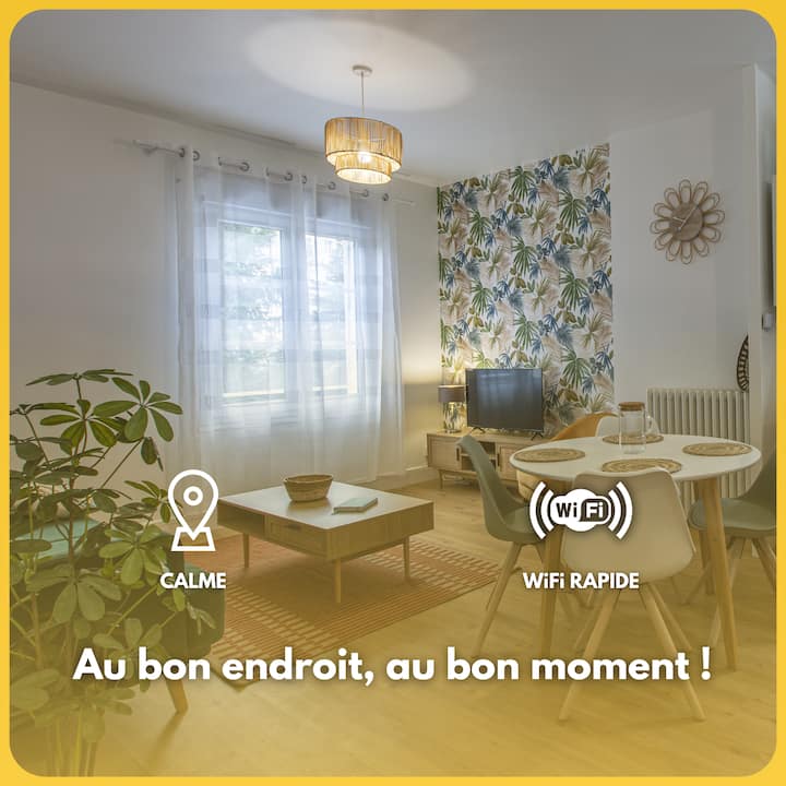 Le Zandoli * Idéalement Situé * Calme * 2 Chambres - Blois