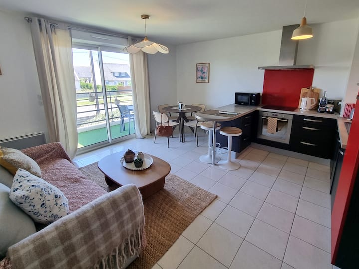 Appartement Cosy Avec Balcon - 200m De La Plage - Groix