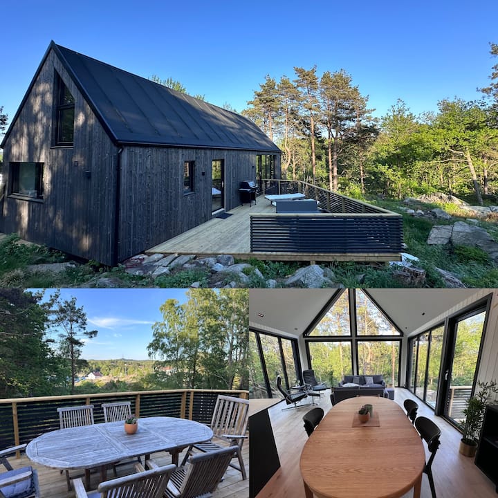 Hytte På Hærøya Med Panoramavinduer (M. Båt) - Kristiansand