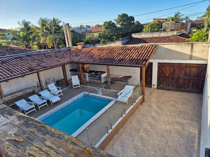 Refúgio Em Ponta Da Fruta - Casa Ampla Com Piscina - Espírito Santo