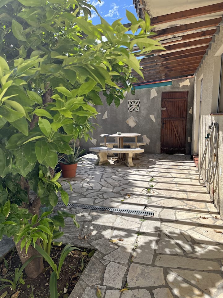 Logement Calme + Patio - Perpignan