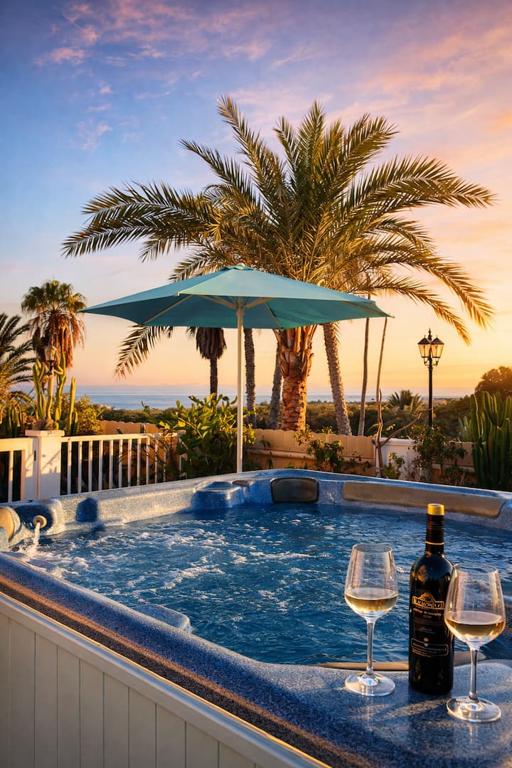 Spacious Villa For Big Families & Private Hot Tub - Caleta de Fuste