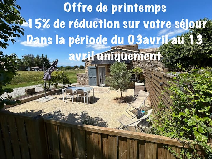 Studio En Campagne à 5 Min De Crest - Drôme