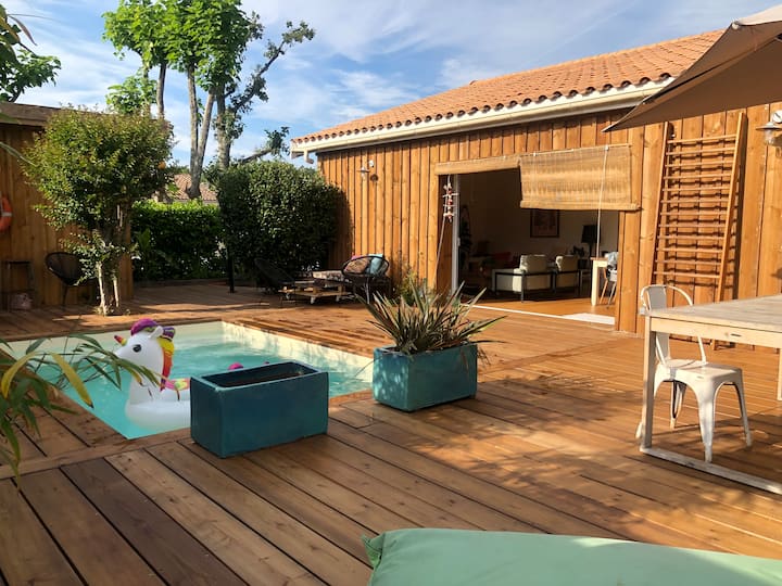 Maison Chaleureuse Avec Piscine Proche Bassin - Andernos-les-Bains