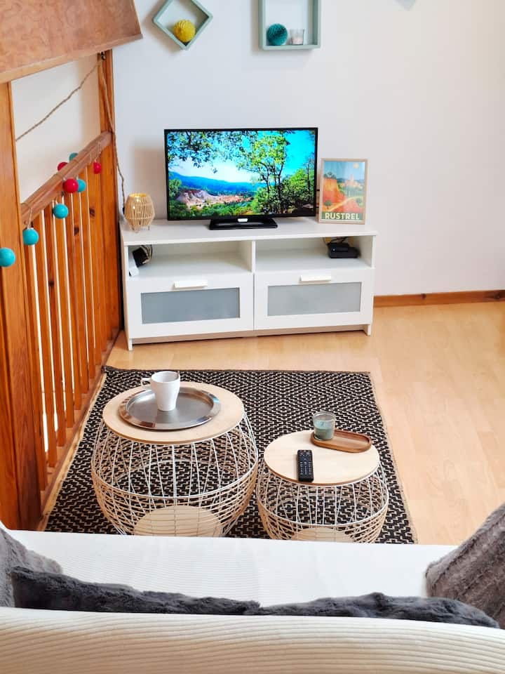 Duplex Au Cœur Du Luberon - Proche Parking Et Clim - Bonnieux