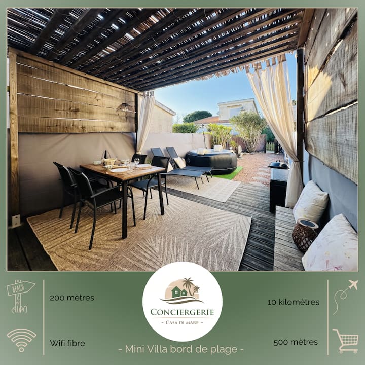 - Mini Villa Avec Jacuzzi - Bord De Plage - Haute-Corse