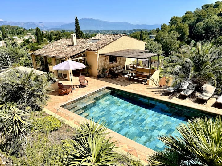 Villa With A Large Pool & Independent Studio - Valbonne