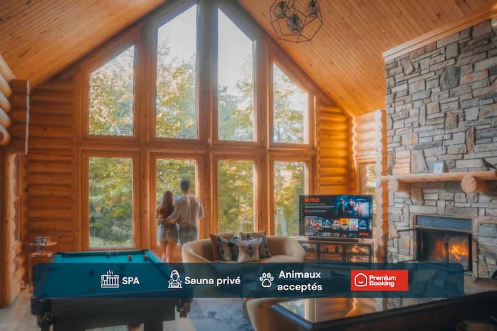 Bee | Spa & Sauna Privés, Piscine, Lac Fiddler - Saint-Sauveur