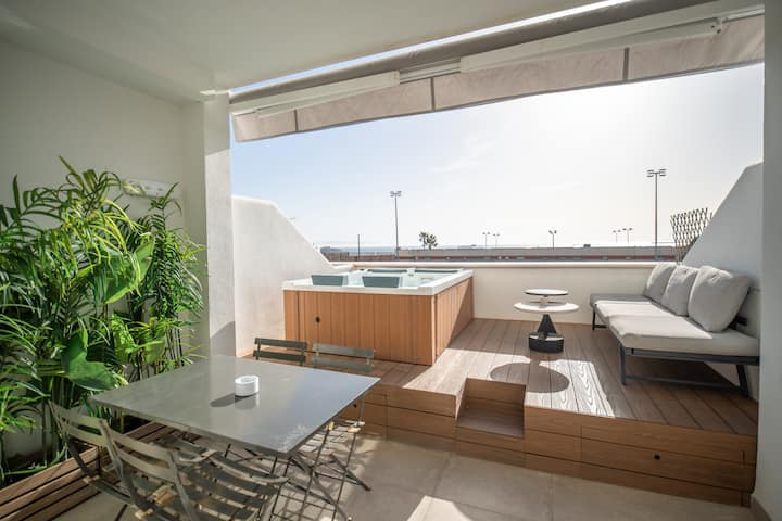 Jacuzzi·sea View Terrace·1br Premium·fast Wifi - Tarifa