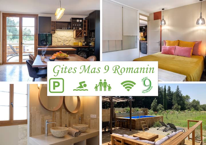 Mas 9 Romanin : Gîte Fontaine (Piscine Privative) - Eygalières