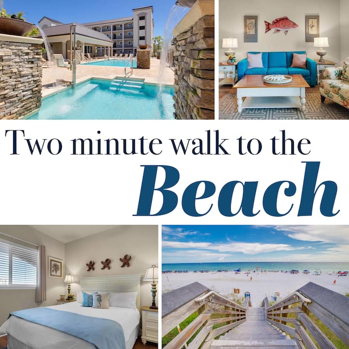 Condo Steps To Beach W/ Pool & Hot Tub Alerio A403 - Miramar Beach, FL