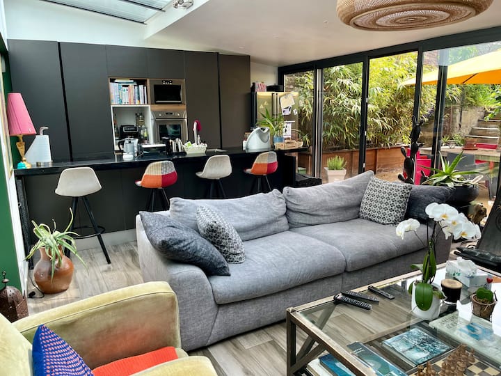 Agréable Maison De Ville Avec Terrasse Et Jardin . - ル・マン