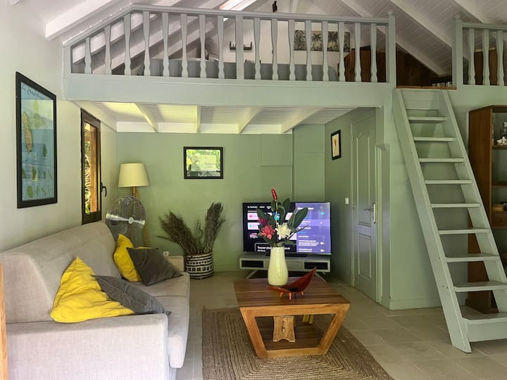 Le Jasmin De Nuit Chalet, Spa Privatif - Guadalupe