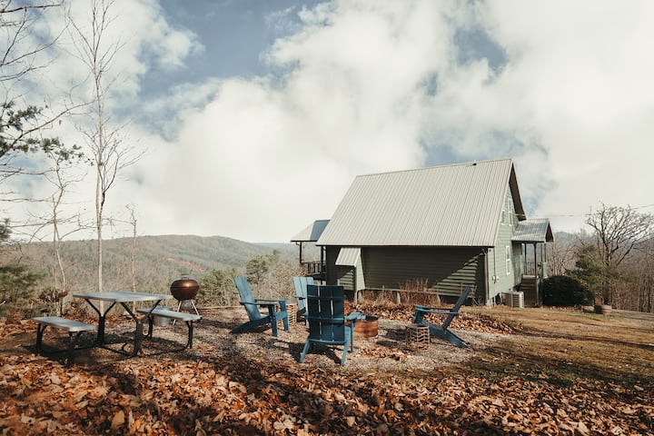 Stunning Long Range Views + Firepit And Sauna - New River Trail State Park, Max Meadows