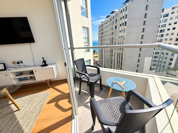 Apartamento Con Vista Al Mar En San Miguel - Lima