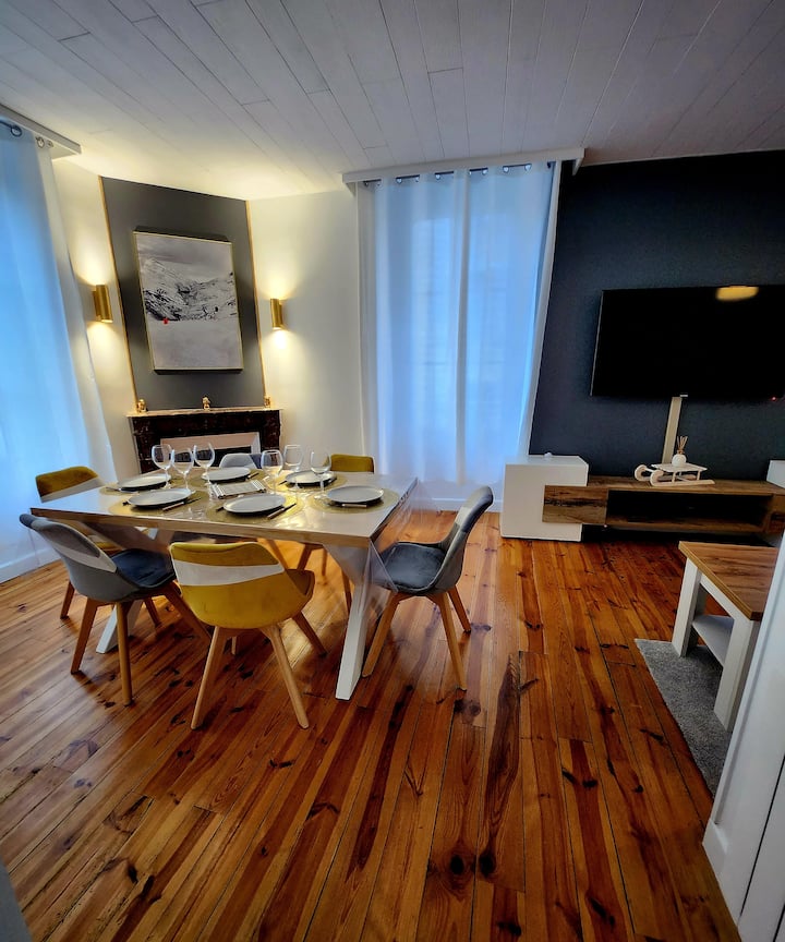 Chaleureux Appartement Refait à Neuf - 6 Personnes - Vic-sur-Cère