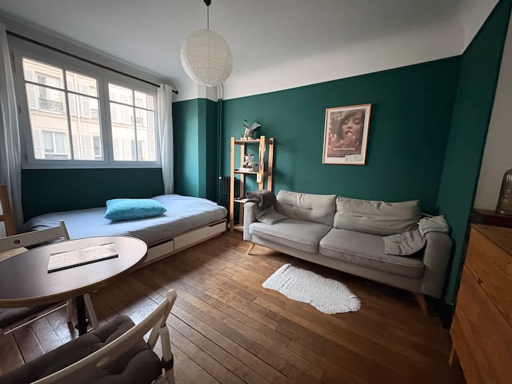 Studio Paisible Mairie Du 14ème - Gare Montparnasse - Paris