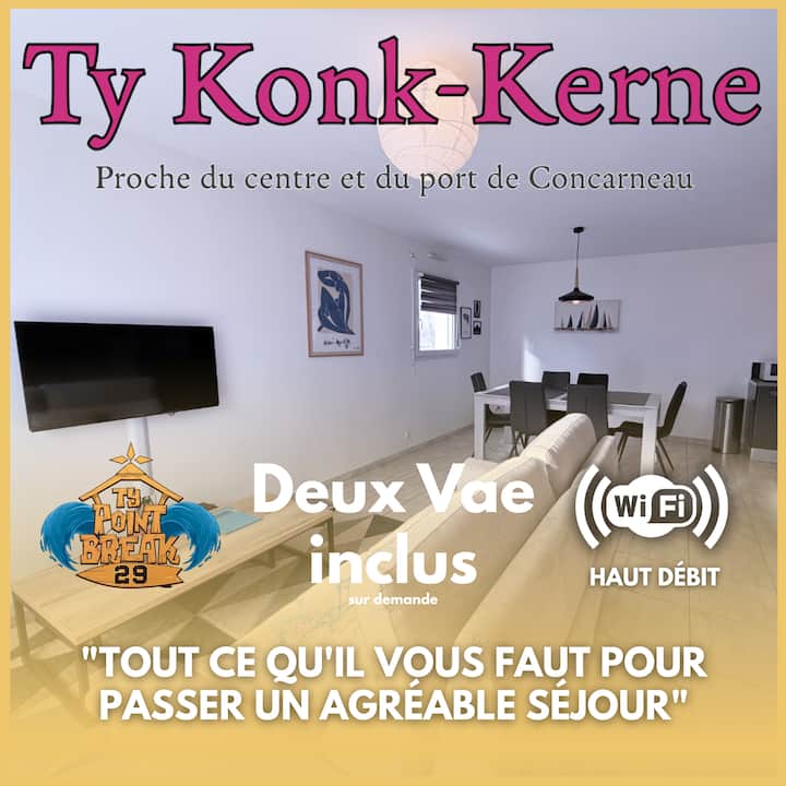 Ty Konk-kerne Maison Proche Du Centre Et Du Port - Concarneau