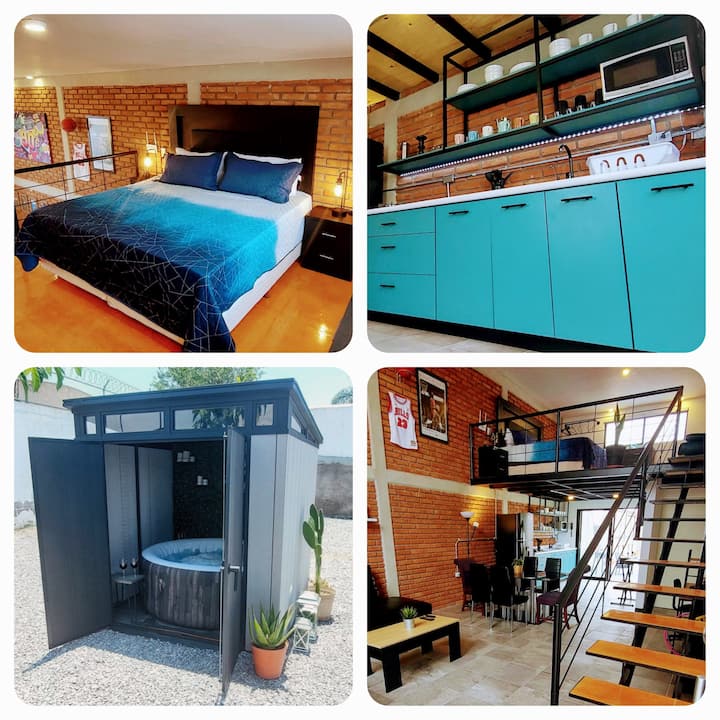 #90’s Loft (Pool/jacuzzi Climatizado) - Chihuahua