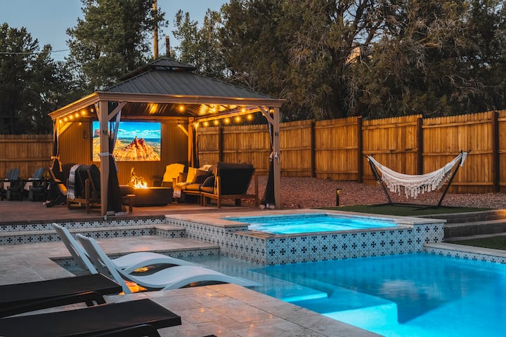 Pool & Hot Tub, Sauna, Outdoor Kitchen, Yoga Room - Sedona, AZ