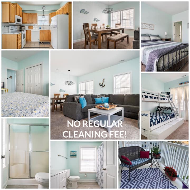 No Cleaning Fee! 2.5 Blocks To The Beach & Boards! - Wildwood, NJ