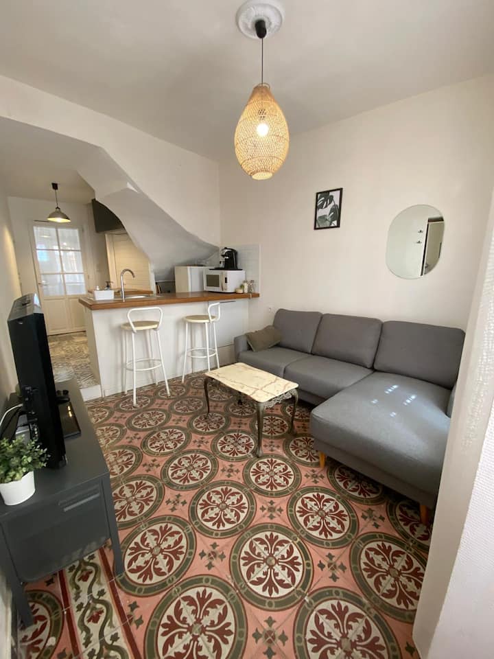 Charmante Maison Au Centre Du Village, Rue Calme. - Bessan