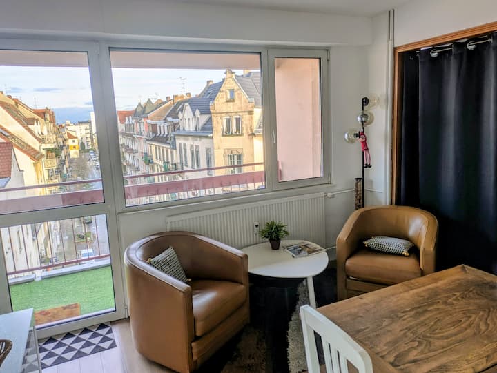 Lumineux T4 Avec Balcon Et Garage - Strasbourg