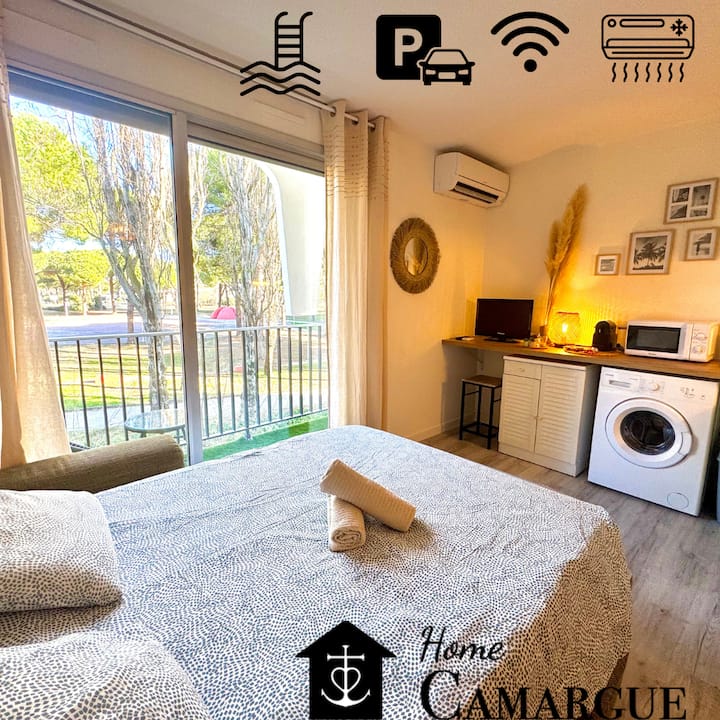 "Ecrin Marin" Vue Parc ~ Plage ~ Piscine ~ Parking - La Grande-Motte