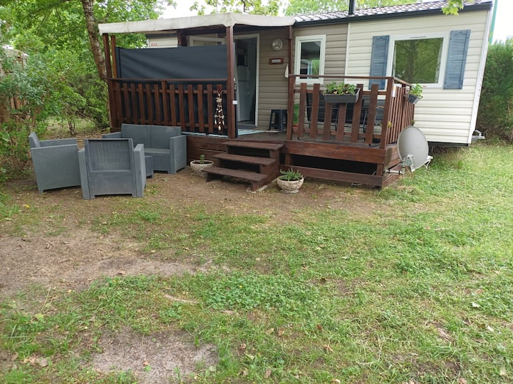 Bungalow "Mamoune" Camping Eurolac **** Aureilhan - Étang d'Aureilhan